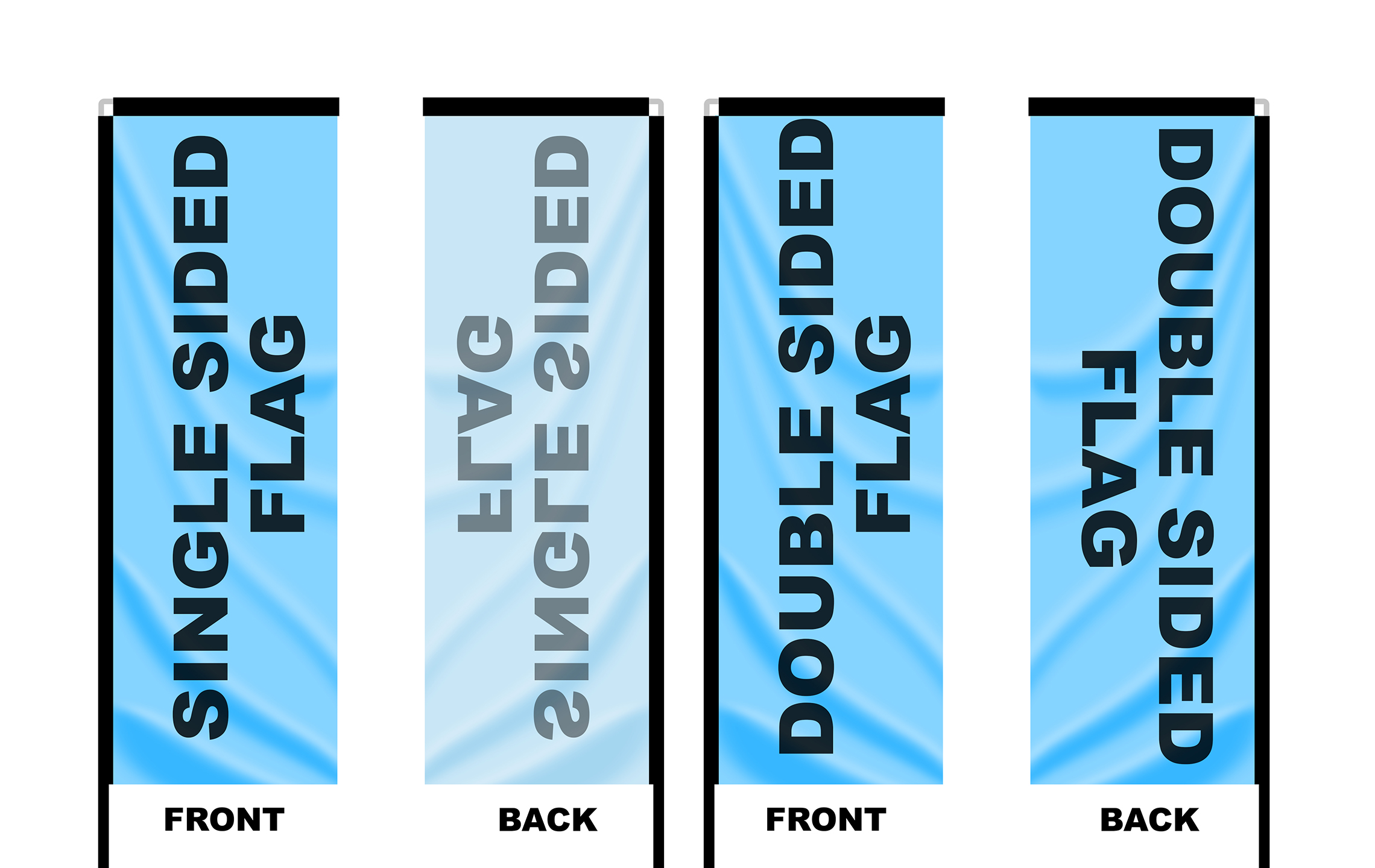 Rectangle Feather Flag (Medium) - Next Day Display