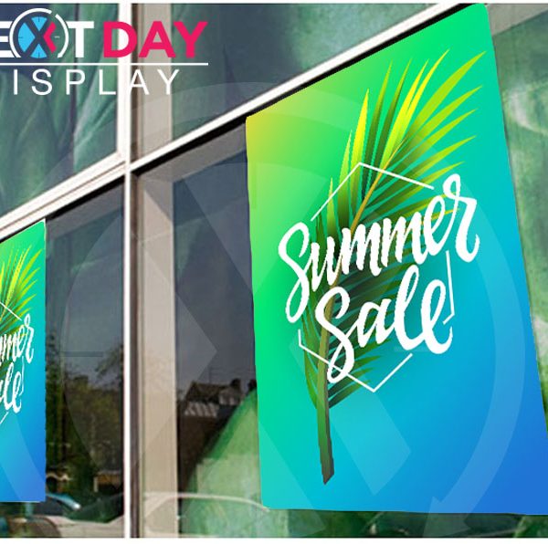 Static Window Cling - Next Day Display