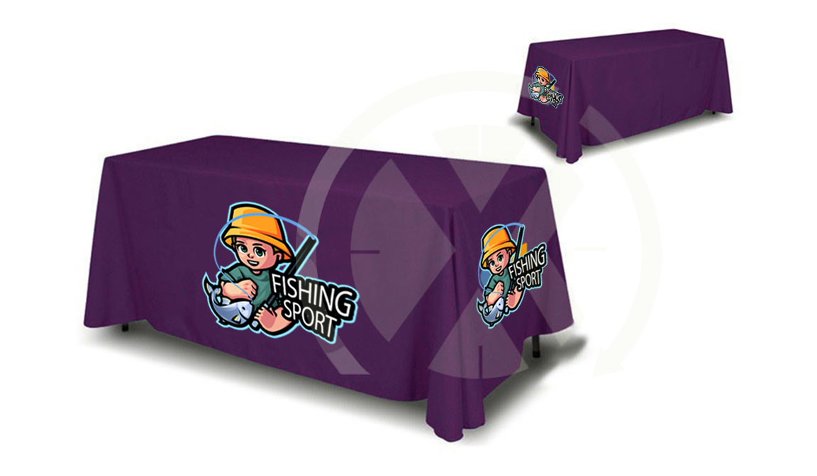 4ft Table Cover 4 Sided (Full Back) - Next Day Display