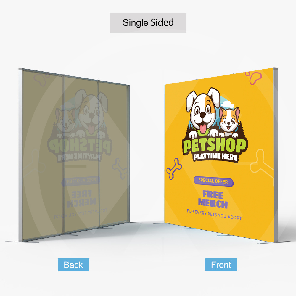 10ft SEG Backlit Fabric Display - Next Day Display