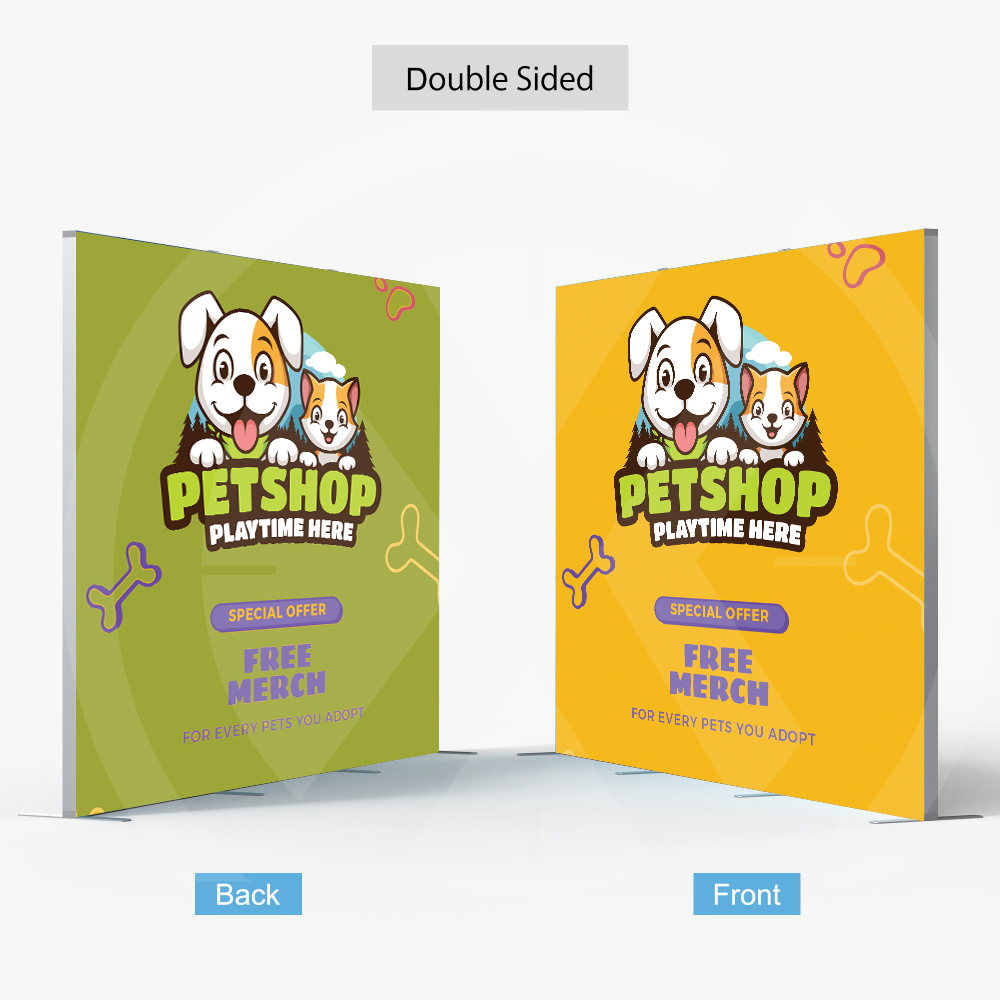 10ft SEG Backlit Fabric Display - Next Day Display