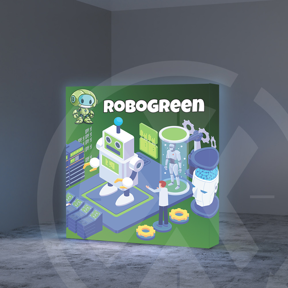 8ft SEG Backlit Pop Up Display - Next Day Display